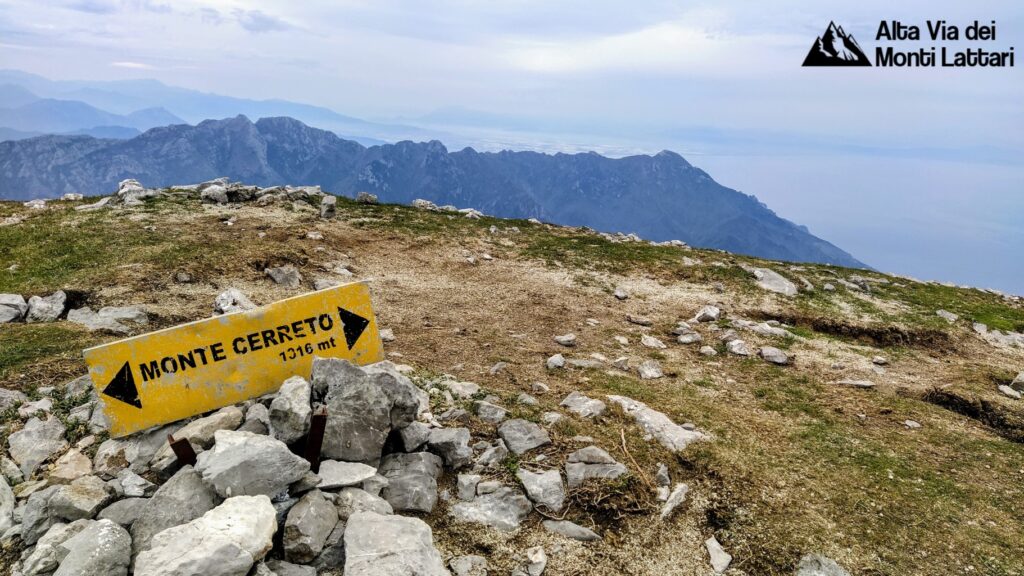 7. Monte Cerreto (1316 m) - Alta Via dei Monti Lattari